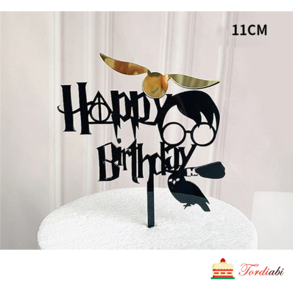 Tordi topper HARRY POTTER - 15,5 x 11 cm - Tordiabi